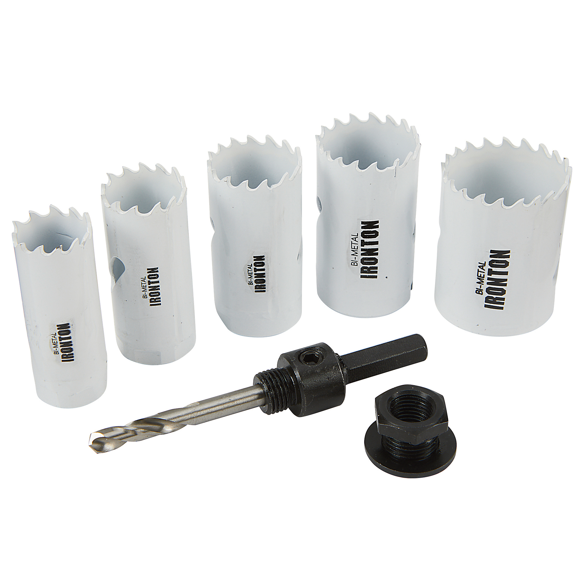 Ironton 7-Piece Bi-Metal Hole Saw Set, SAE - Walmart.com