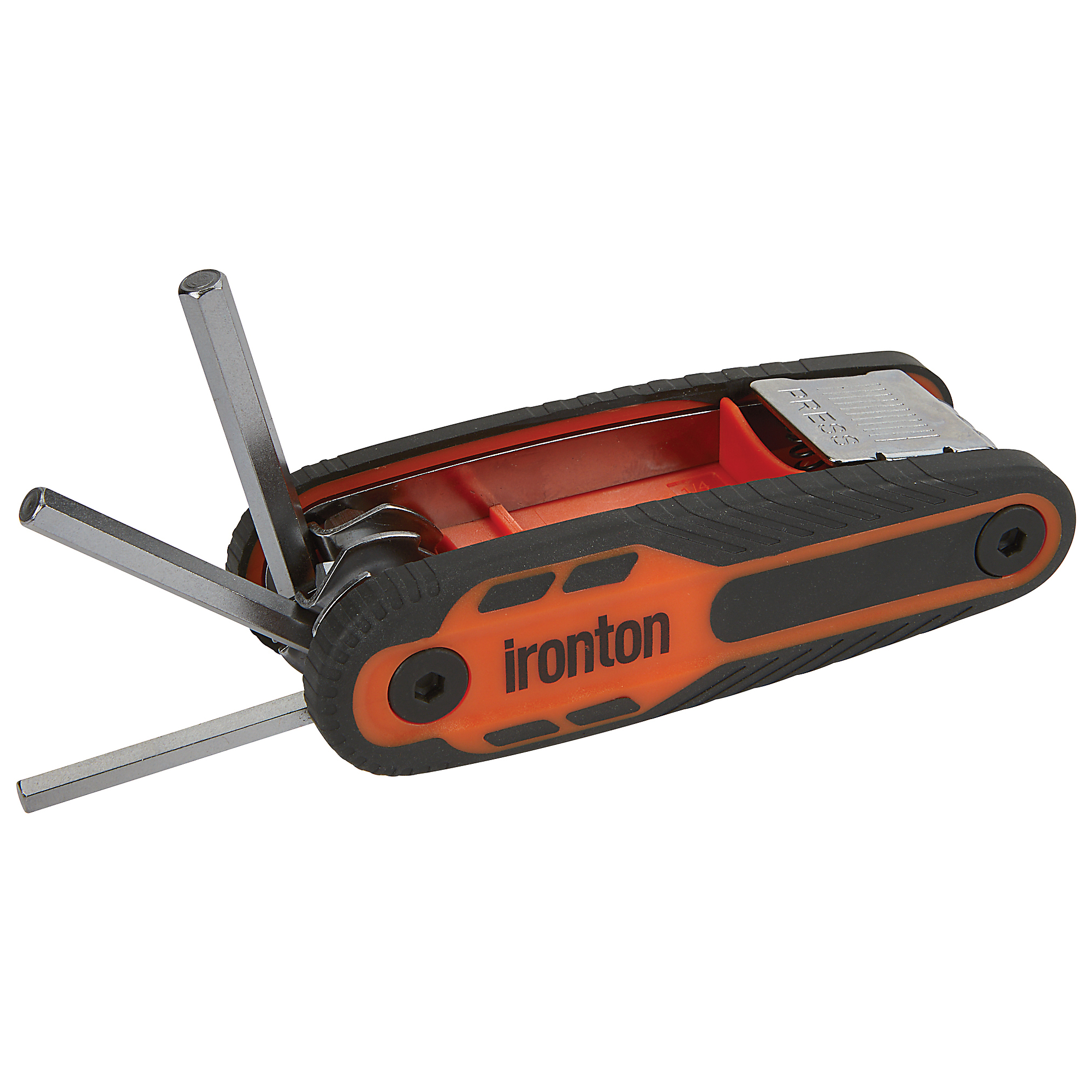Ironton 8-Pc. Locking Folding SAE Hex Key Set - Walmart.com