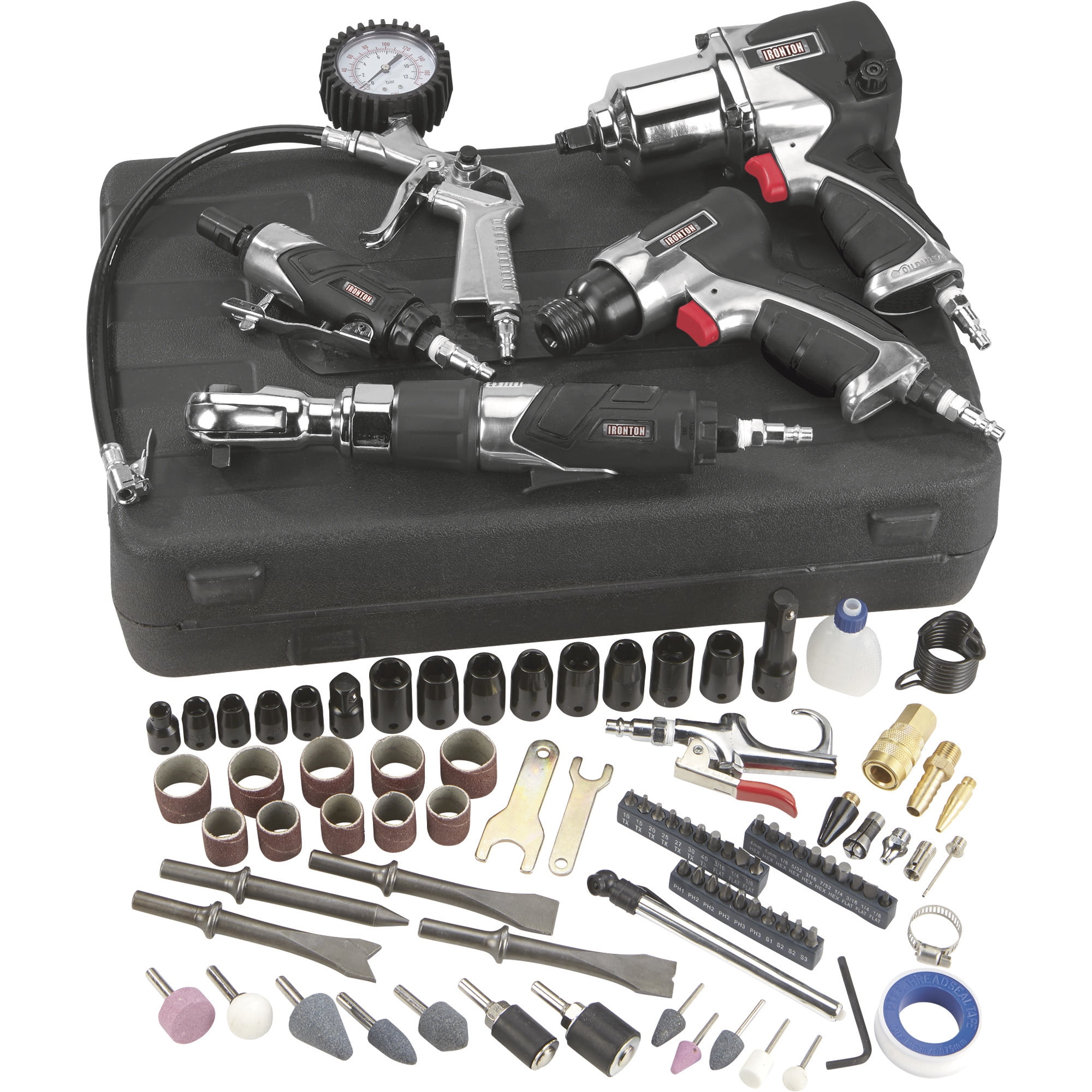 Ironton Air Tool Kit, 100-Pc. - Walmart.com