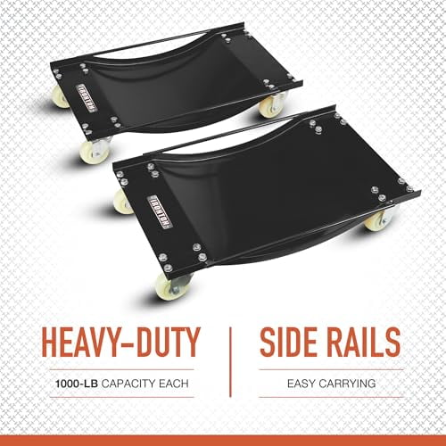 Ironton Auto Wheel Dollies - Pair, 1000-lb. Capacity Each - Walmart.com