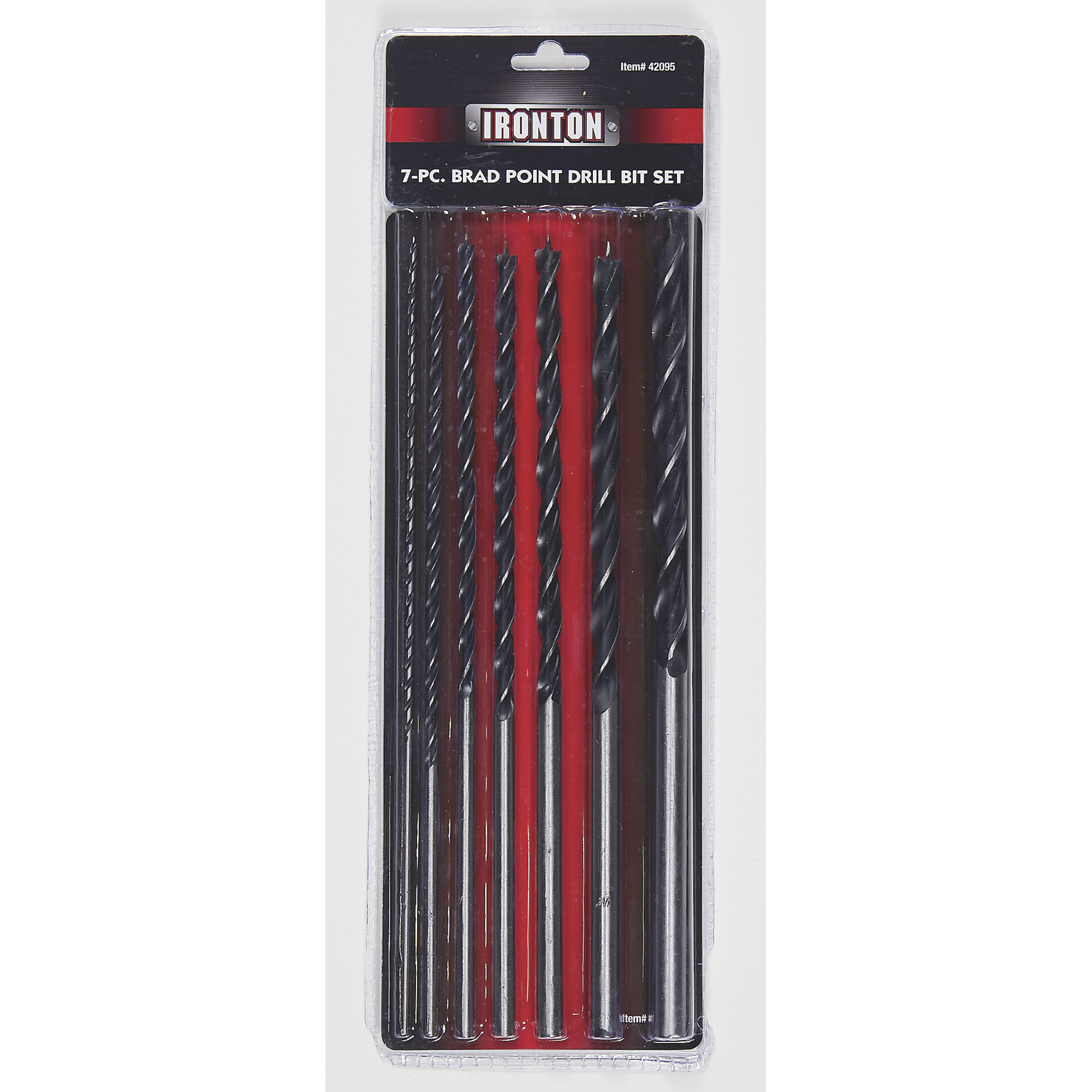 Ironton Brad Point Drill Bit Set, 7-Pc. - Walmart.com