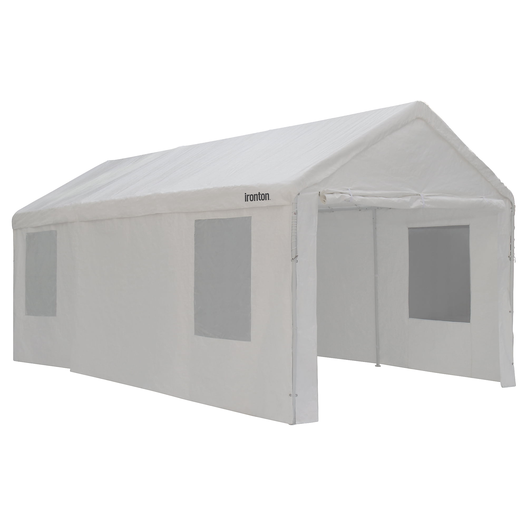 Ironton Canopy 10ft. x 20ft. x 9.6ft., Commercial Strength, Carbon ...