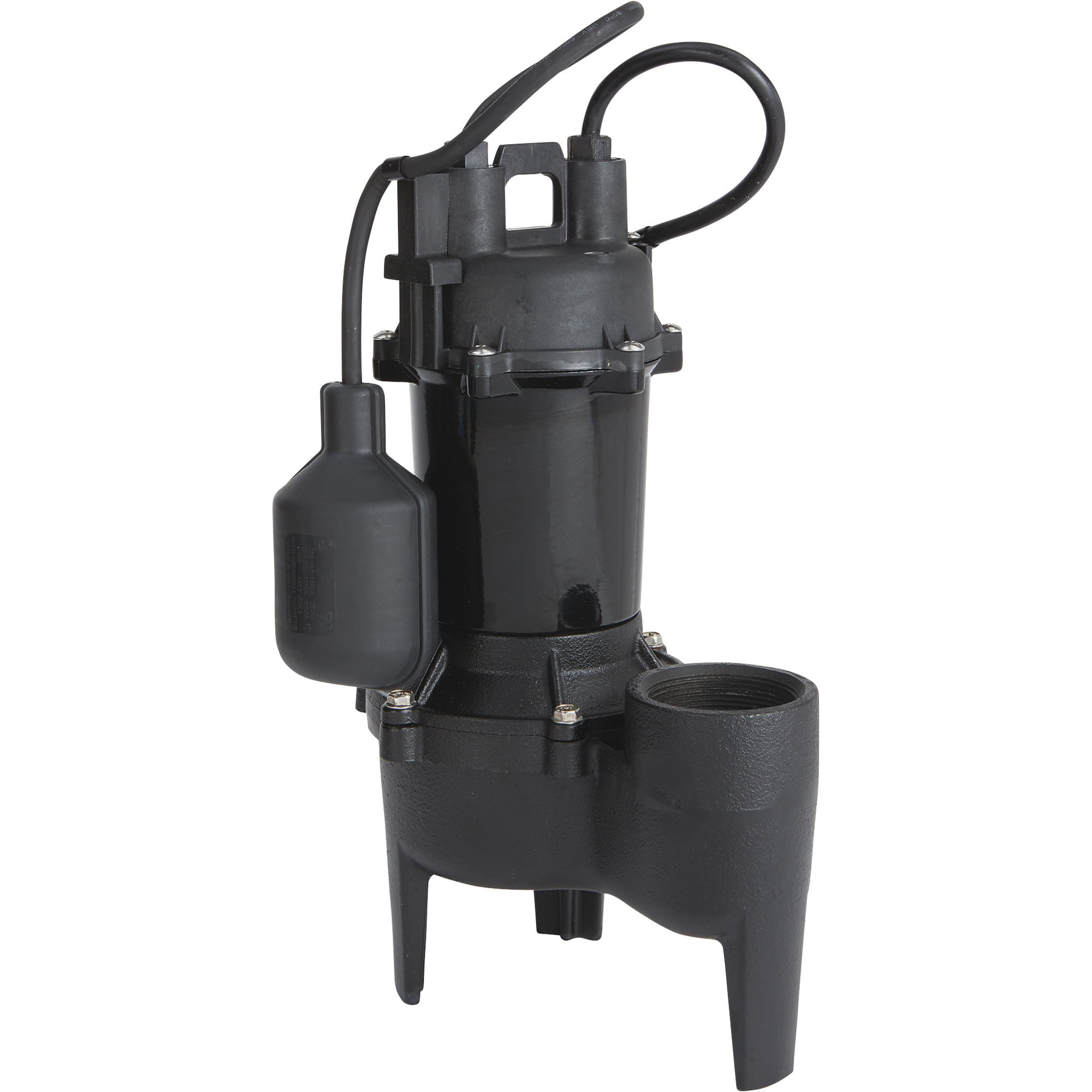 Ironton Cast Iron Sewage Pump, 4600 GPH, 1/2 HP, 2in. Port - Walmart.com