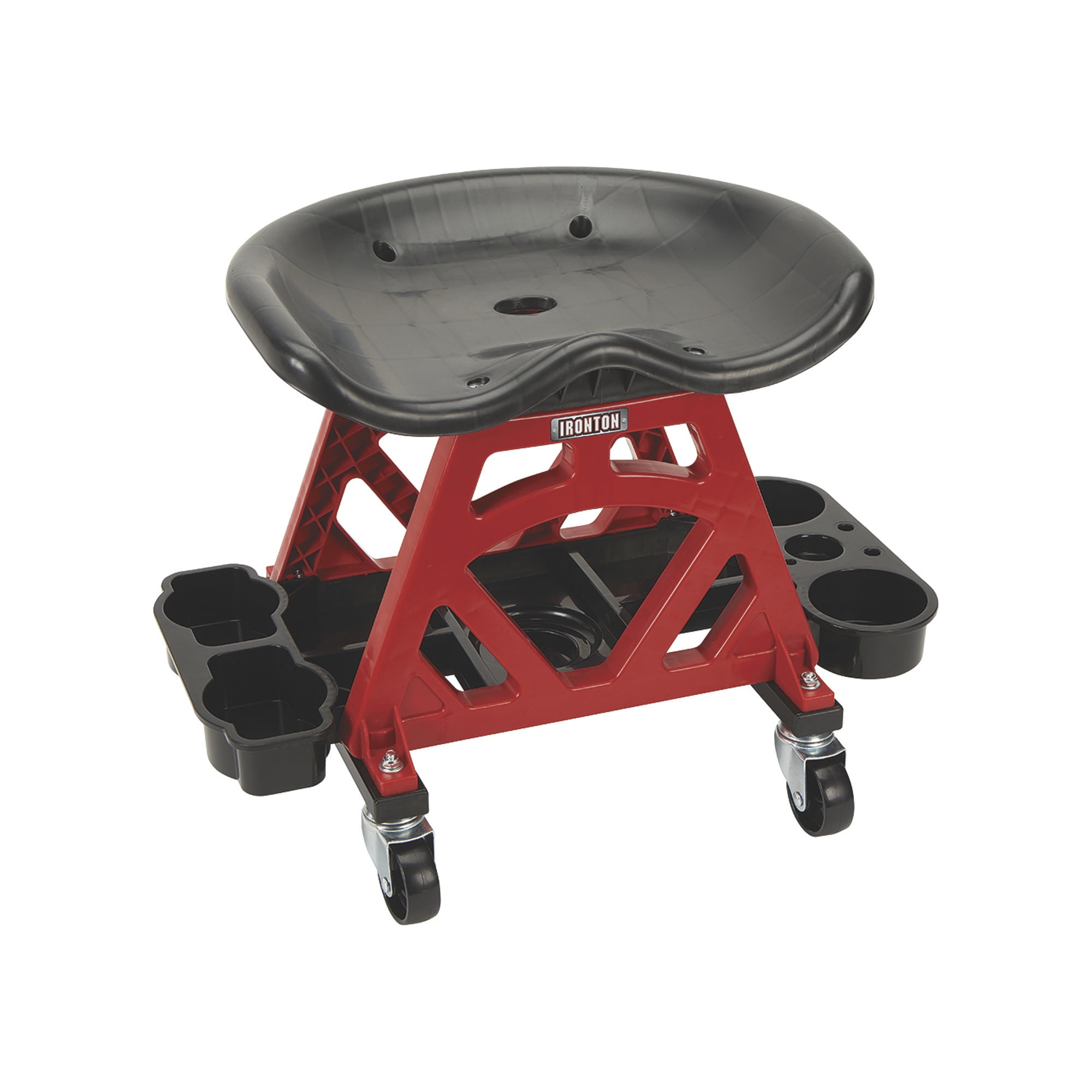 Ironton Ergonomic Rolling Shop Seat, 300-Lb. Capacity - Walmart.com