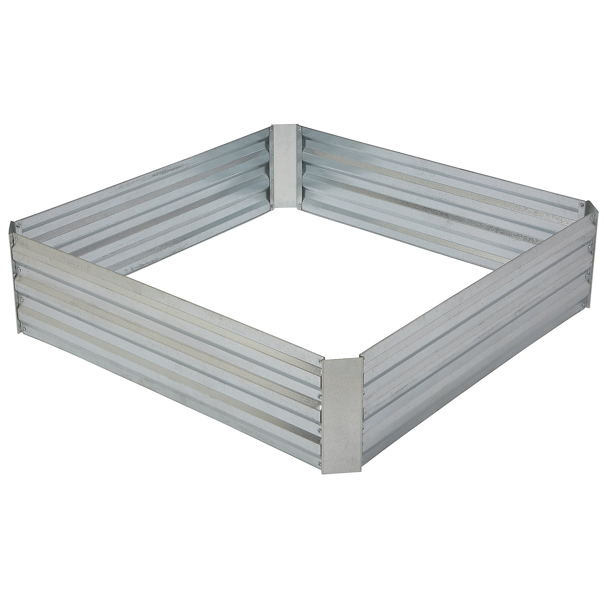 Ironton Galvanized Steel Raised Garden Bed, 4ft. x 4ft. - Walmart.com