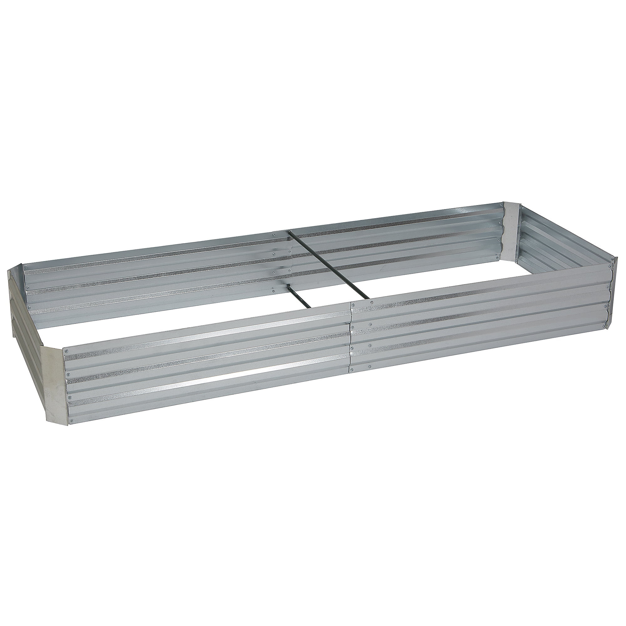 Ironton Galvanized Steel Raised Garden Bed, 8ft. x 3ft. - Walmart.com