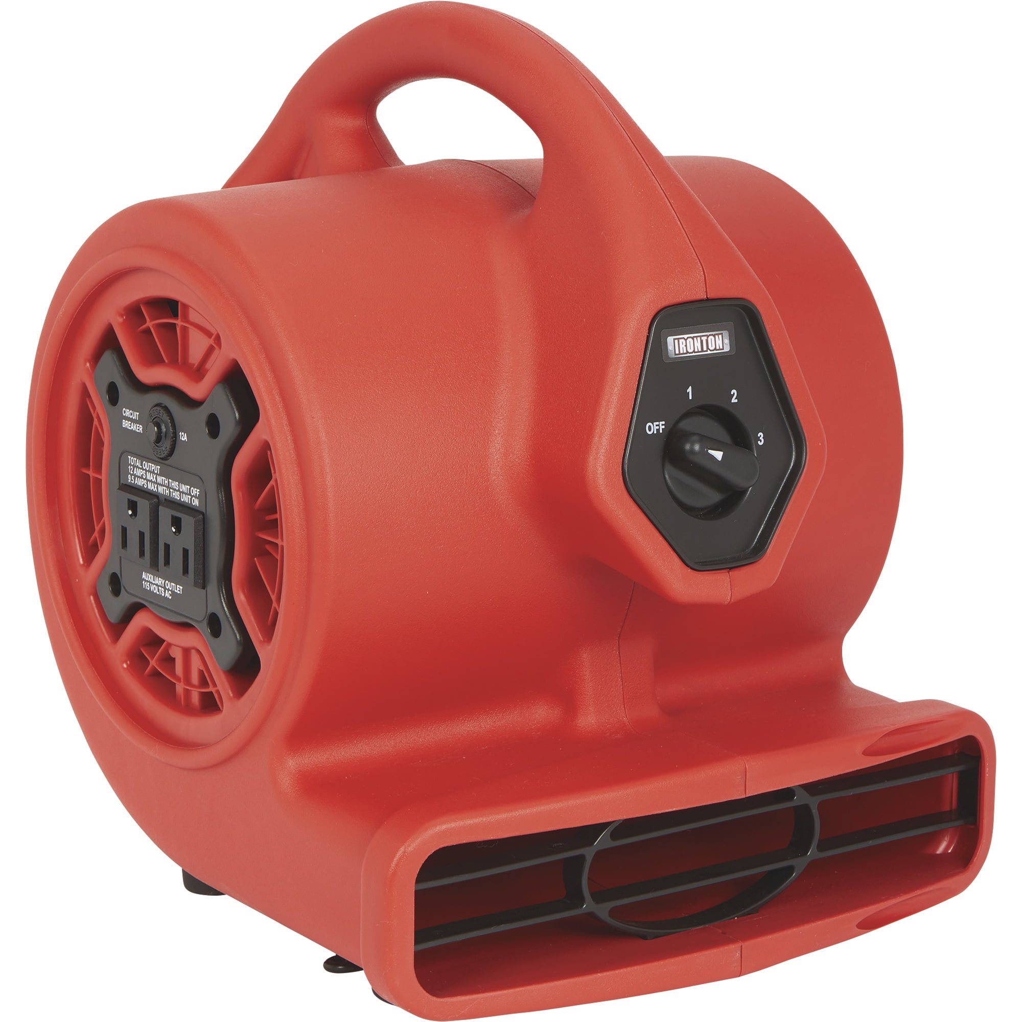 Ironton Compact Portable Mini Air Mover Carpet/Floor Fan with Plug-In ...
