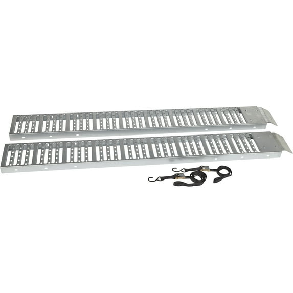 Ironton Steel Loading Ramp Set, 6ft x 9in, 1000-Lb Capacity, Nonslip ...