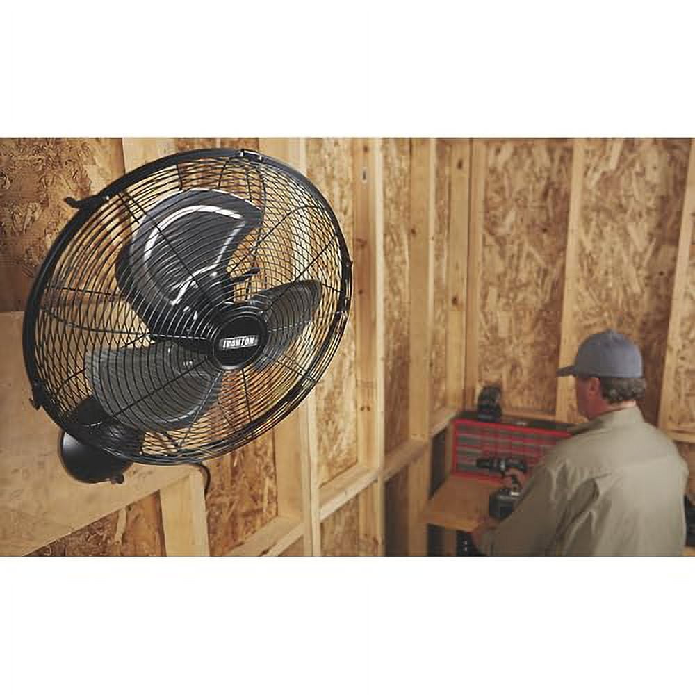 Ironton Oscillating Wall-Mount Garage Fan - 14in., 2200 CFM - Walmart.com