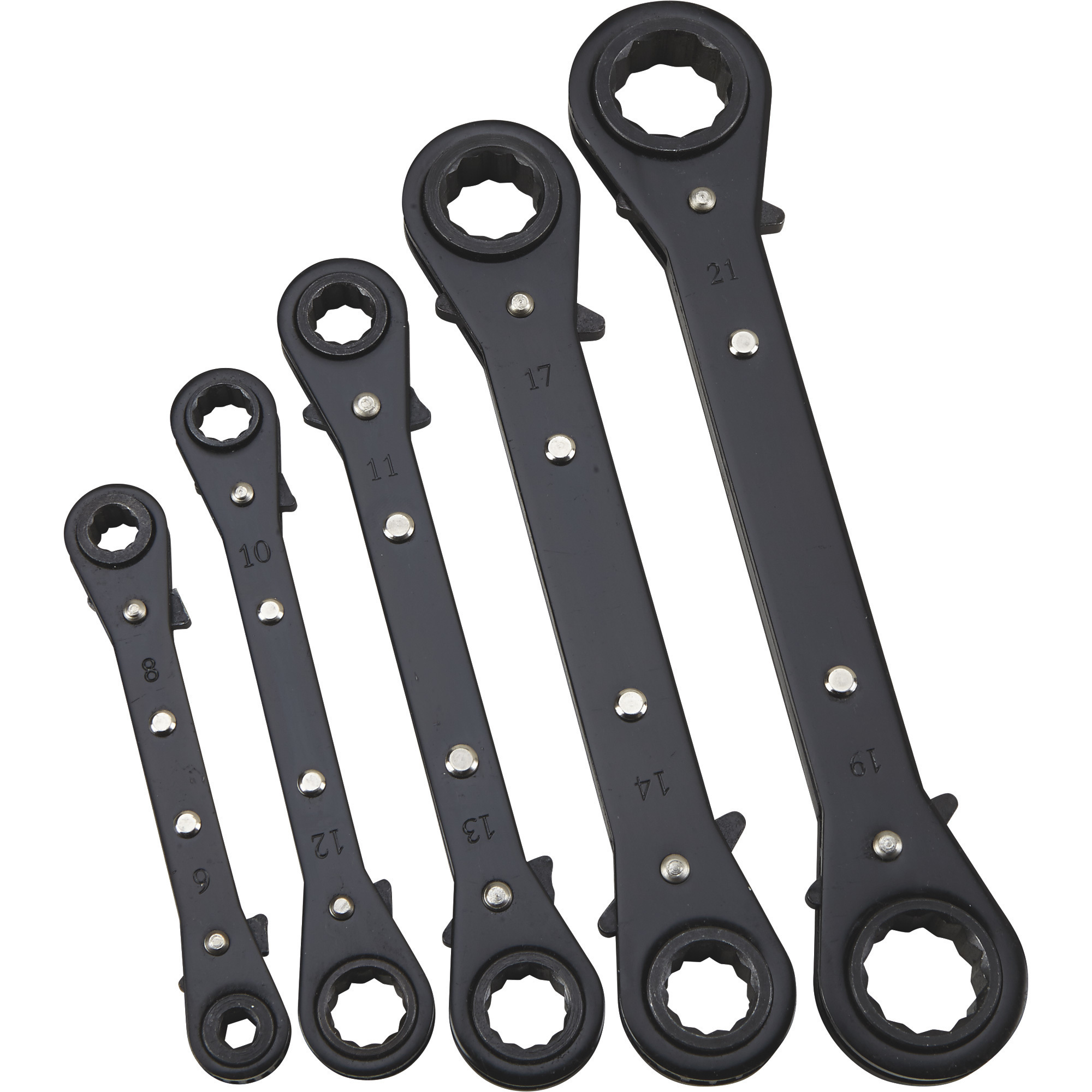 8mm Ratcheting Combination Wrench - 12 Point Ratcheting Box End ...