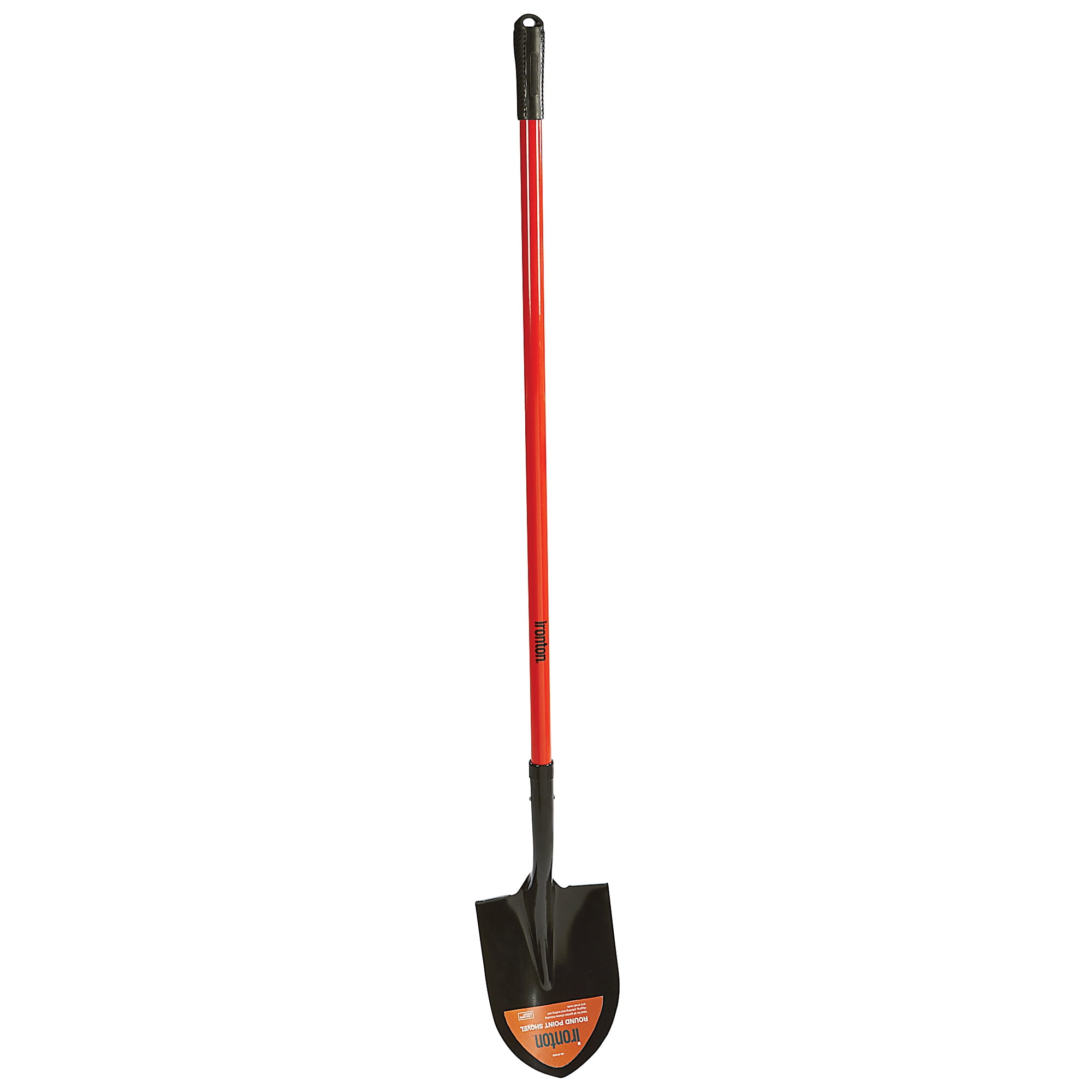 Ironton Round Head Shovel 44 in. w/Fiberglass Handle - Walmart.com