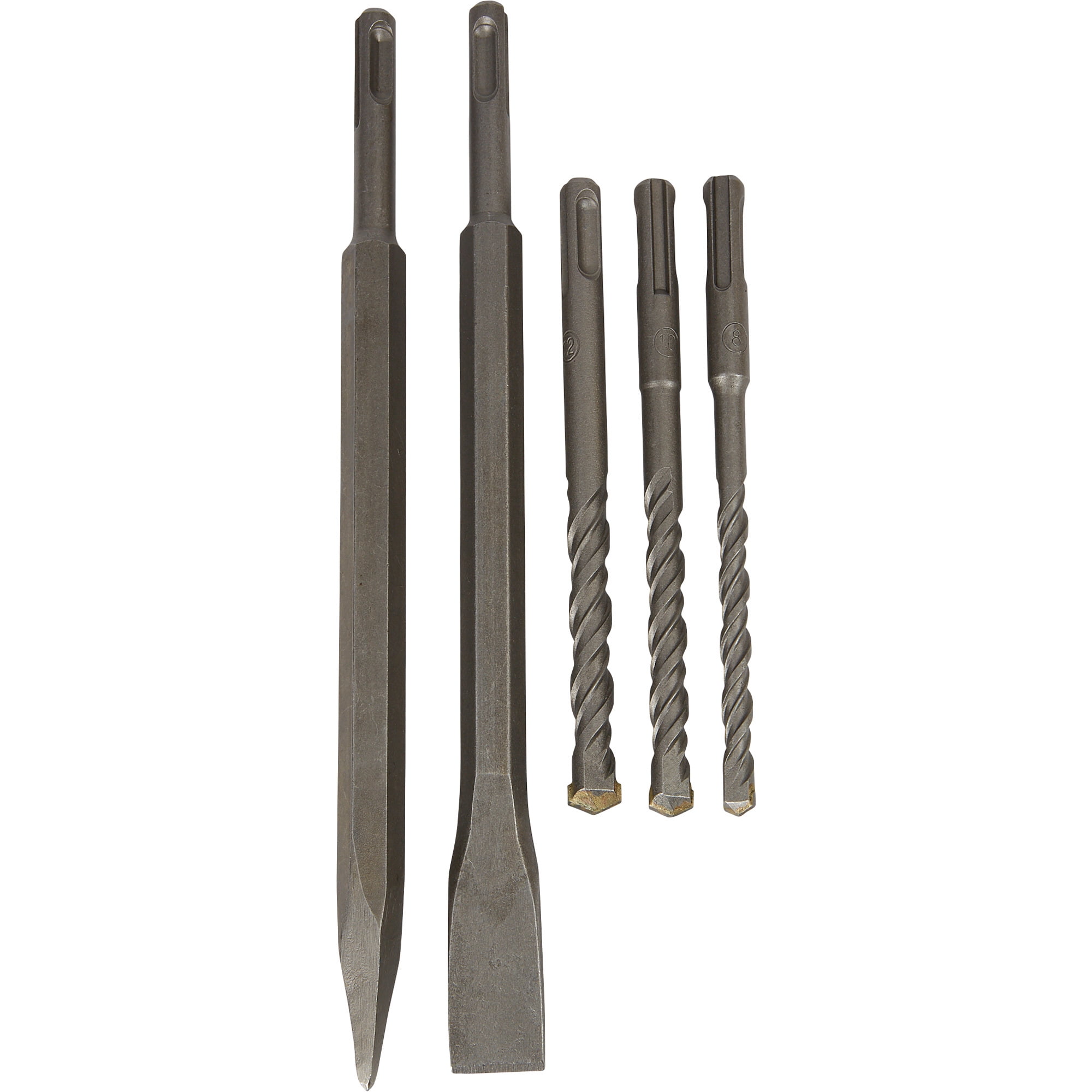 Ironton SDS+ Drill and Chisel Set, 5 Pcs. - Walmart.com