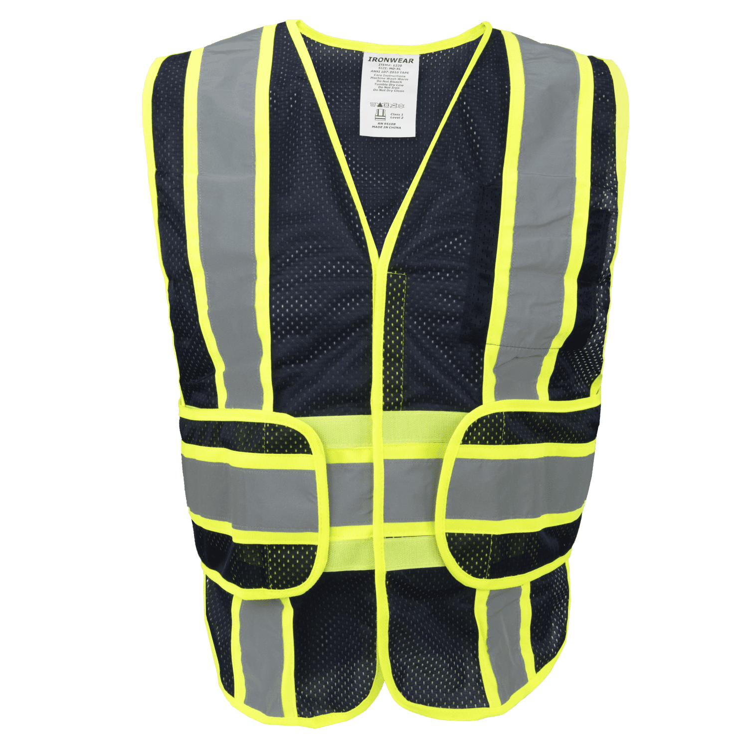 Ironwear 1220 Safety Vest w/ Wraparound Hook & Loop Closure - Walmart.com