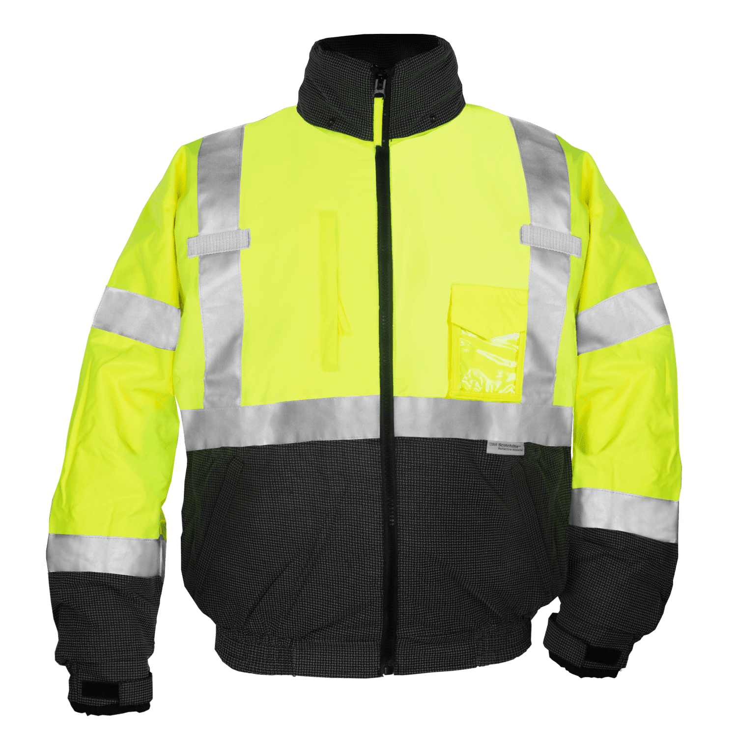 Ironwear 6405 Hi-Visibility Premium Bomber Jacket with Rollaway hood ...
