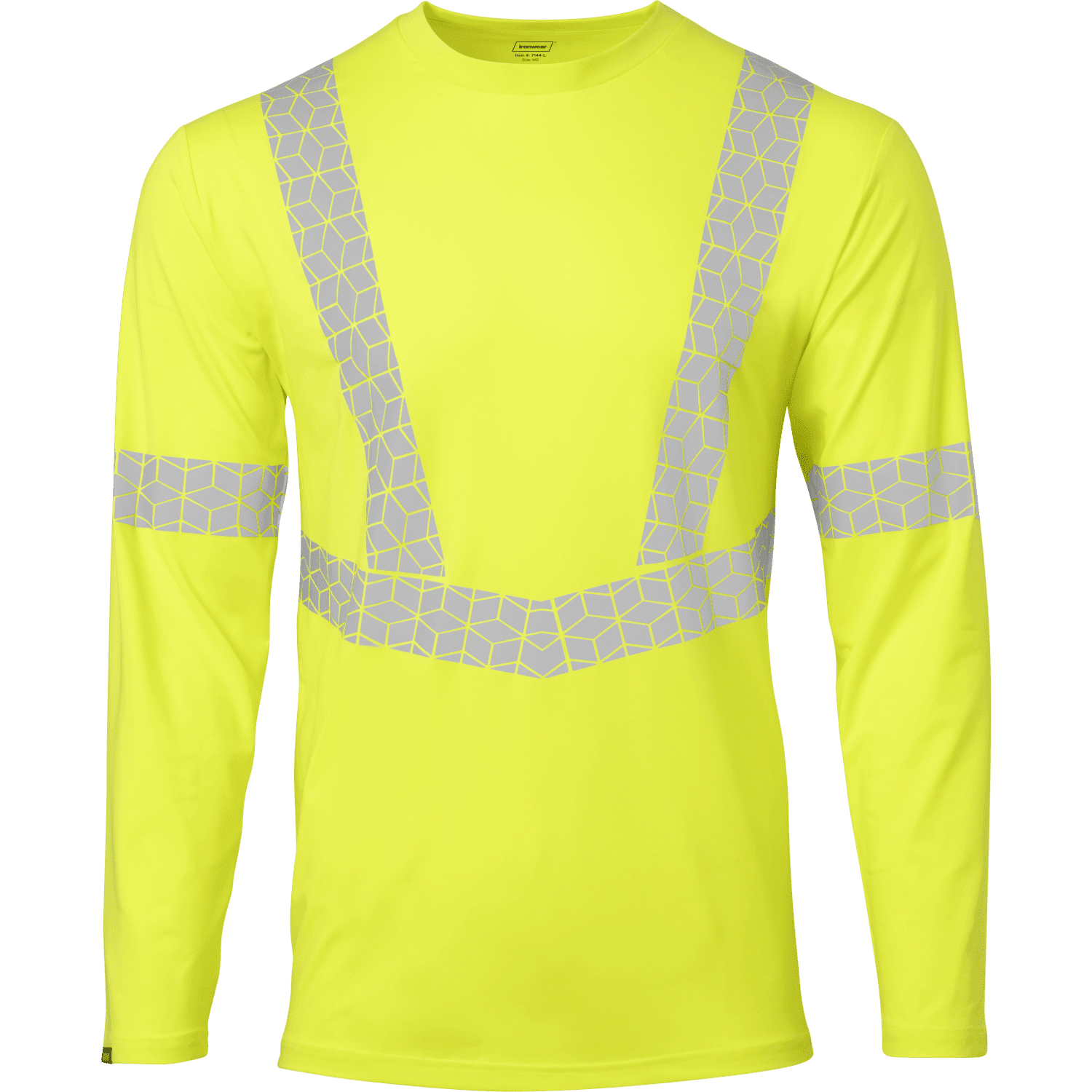Ironwear 7144 Elastex Long-Sleeved Crew Neck w/GeoFlect Tape - Walmart.com