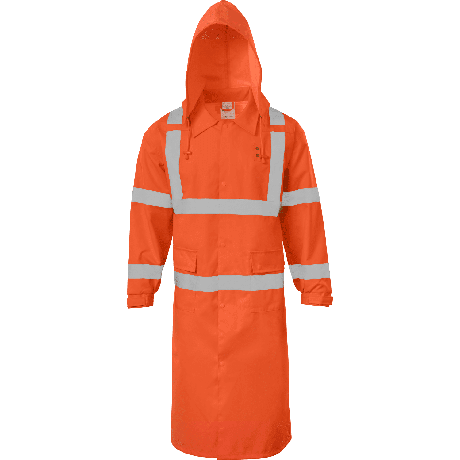 Ironwear 9520 Hi-Visibility ANSI Class 3 Rain Jacket with tuck-away ...