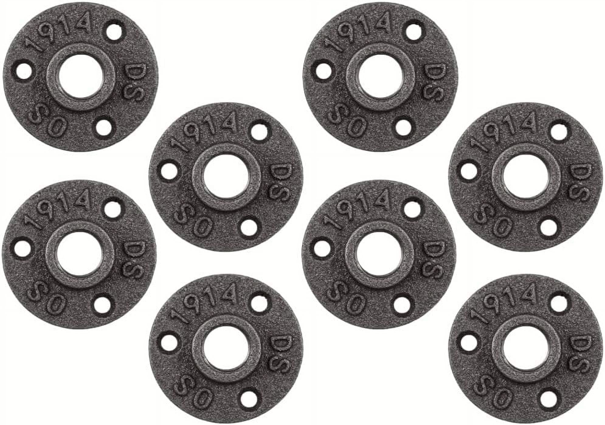 Ironwerks Designs 3/4" Floor Flange Malleable Cast Iron Pipe Threaded ...