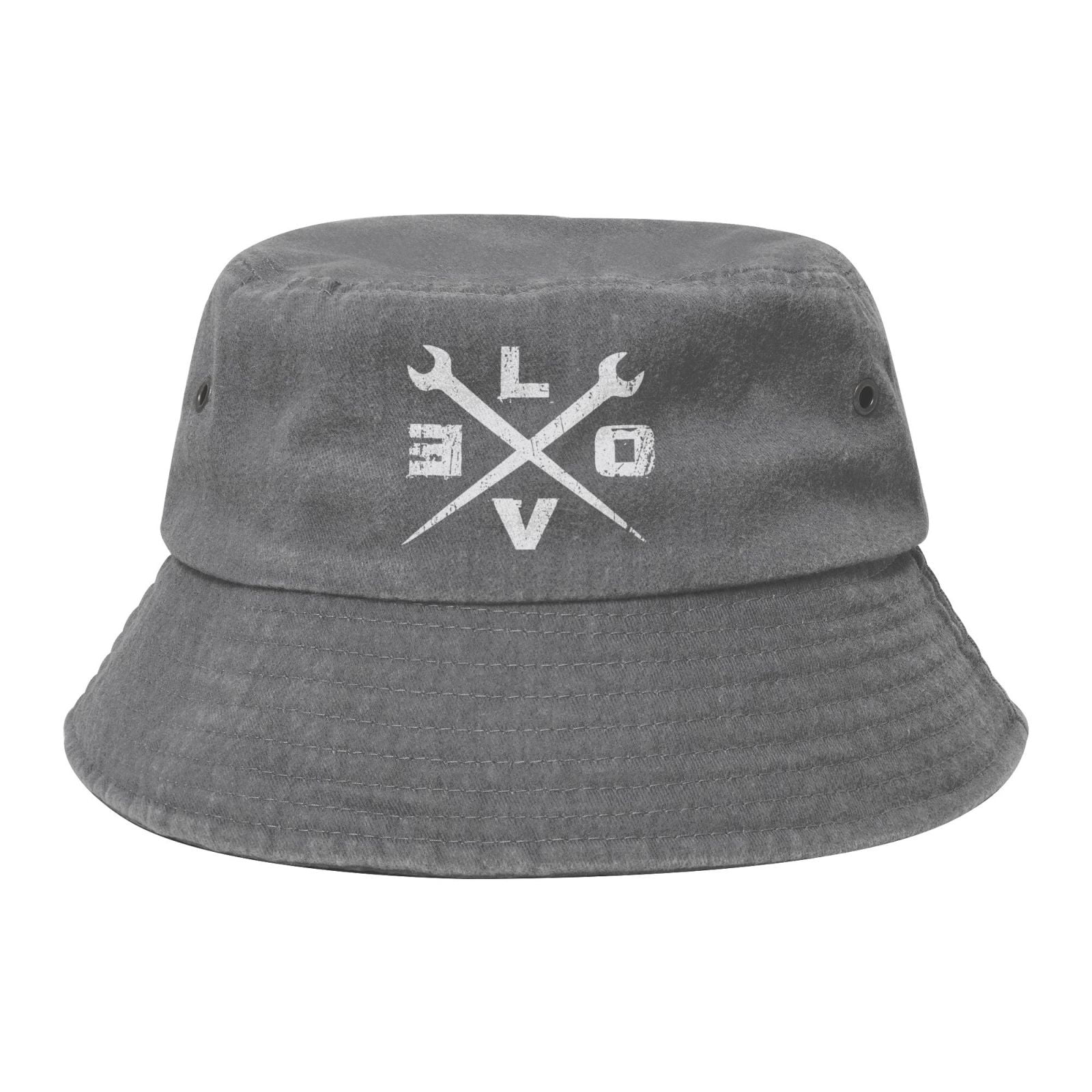 Ironworker Crossed Tools Summer Bucket Hat Fishing Hat Wide Brim Sun ...