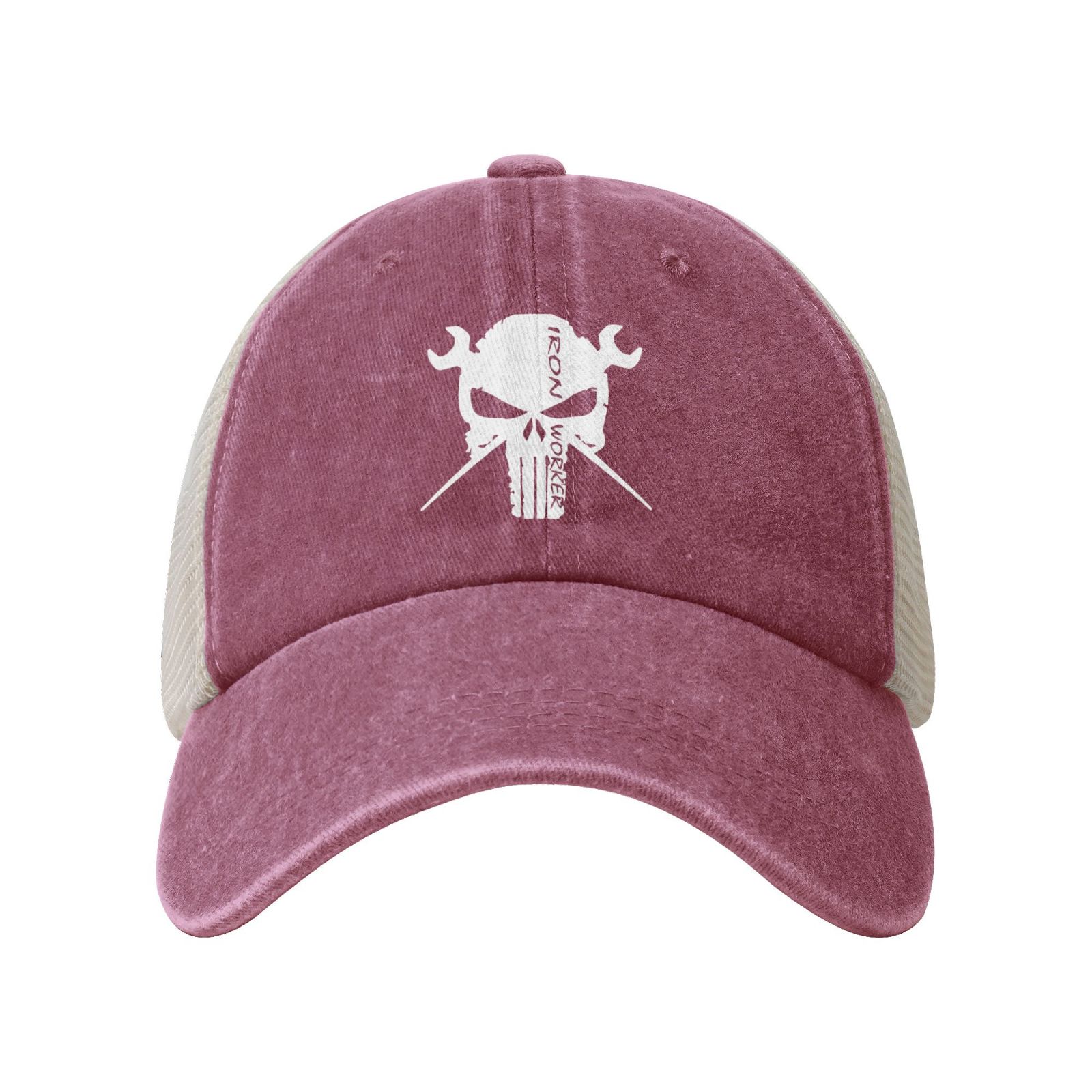 Ironworker Unisex Cowboy Mesh Baseball Cap Adjustable Vintage Trucker ...
