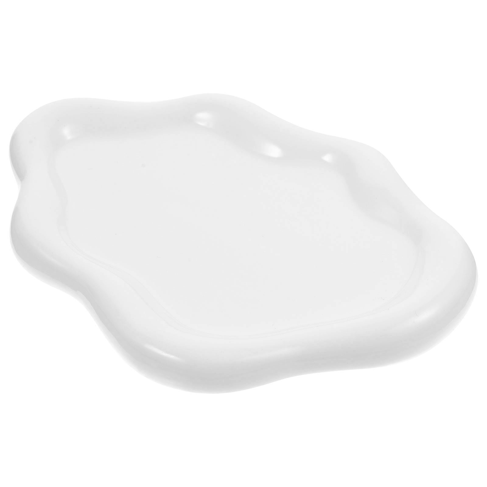 Irregular Ceramic Plate Jewellery Stand Silicone Moulds Resin White ...