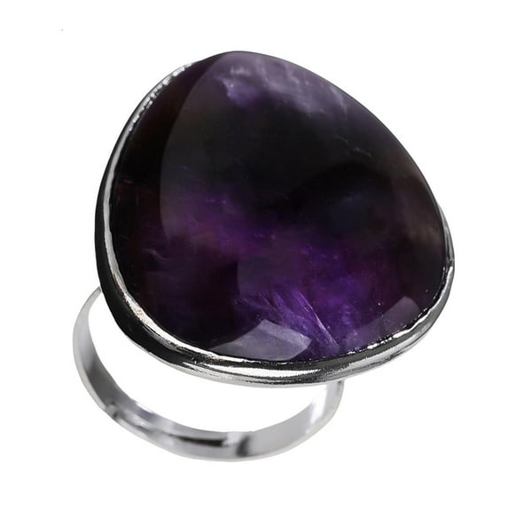 Irregular Crystal Ring Stylish Finger Jewelry For Spiritual Healing And ...