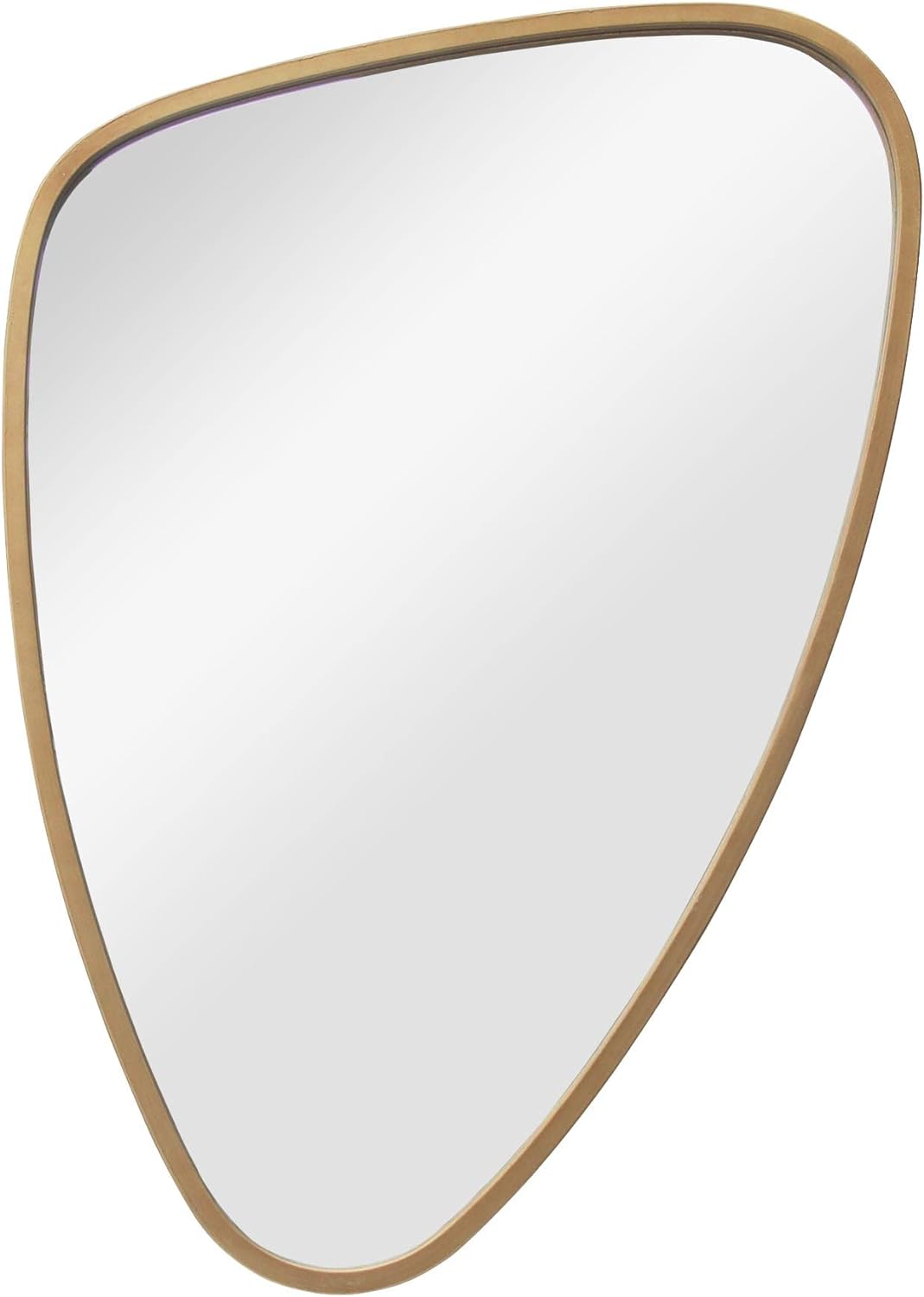 Irregular Gold Metal Wall Mirror, Decorative Wall Mirror For Living ...