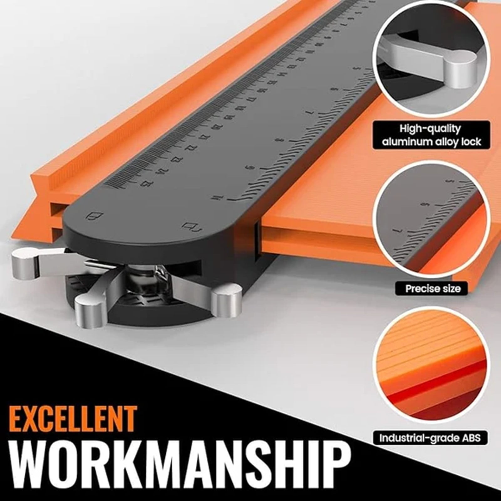 Irregular Measuring Instruments Locking Gauge Ruler Profiling Gauge ...