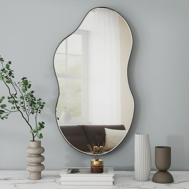 Free Shipping! Irregular Mirror for Wall, Novelty Cloud Shaped Wall ...