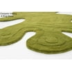Handmade Irregular Shape Wool Area Rug | Unique Contemporary Botanical ...