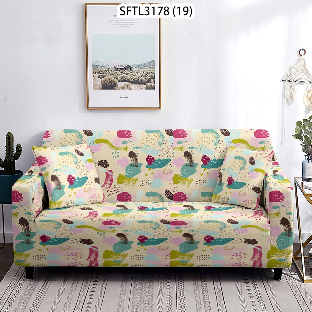 Irregular shape Living Room sofa Stretch Sofa Cover Modern Combination ...