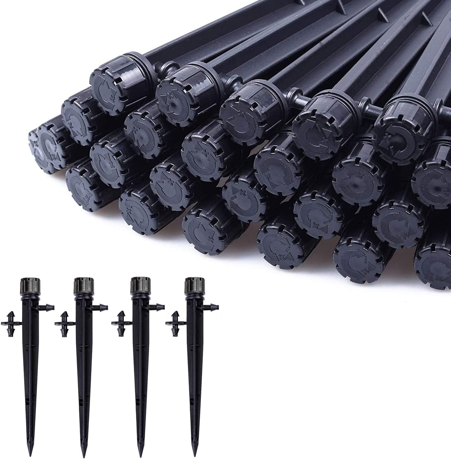 Irrigation Drippers 50pcs Drip Emitters for 1/4 Inch Irrigation ...