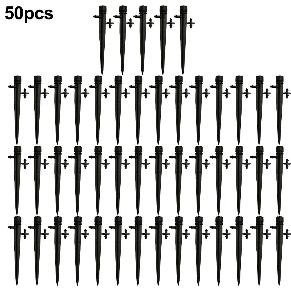 Irrigation Drippers Set 50 Pcs Adjustable Sprinklers 360 Degree Water ...