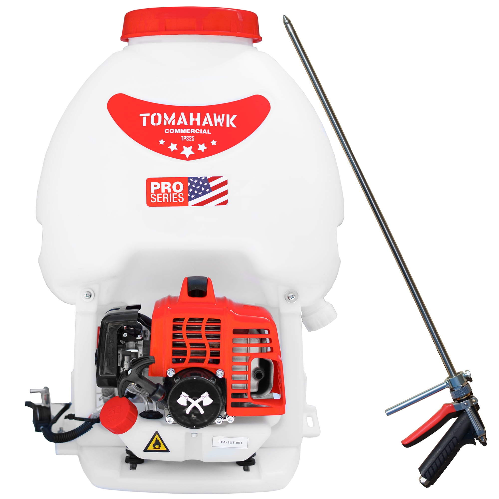 Irrigation Rod with 5 Gallon Gas Backpack Sprayer 450 PSI Pump Tree ...