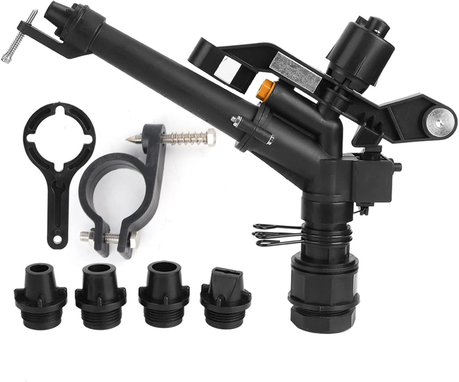 Irrigation Sprinkler, 1.5in to 1in DN25 Female Thread Adjustable 360 ...