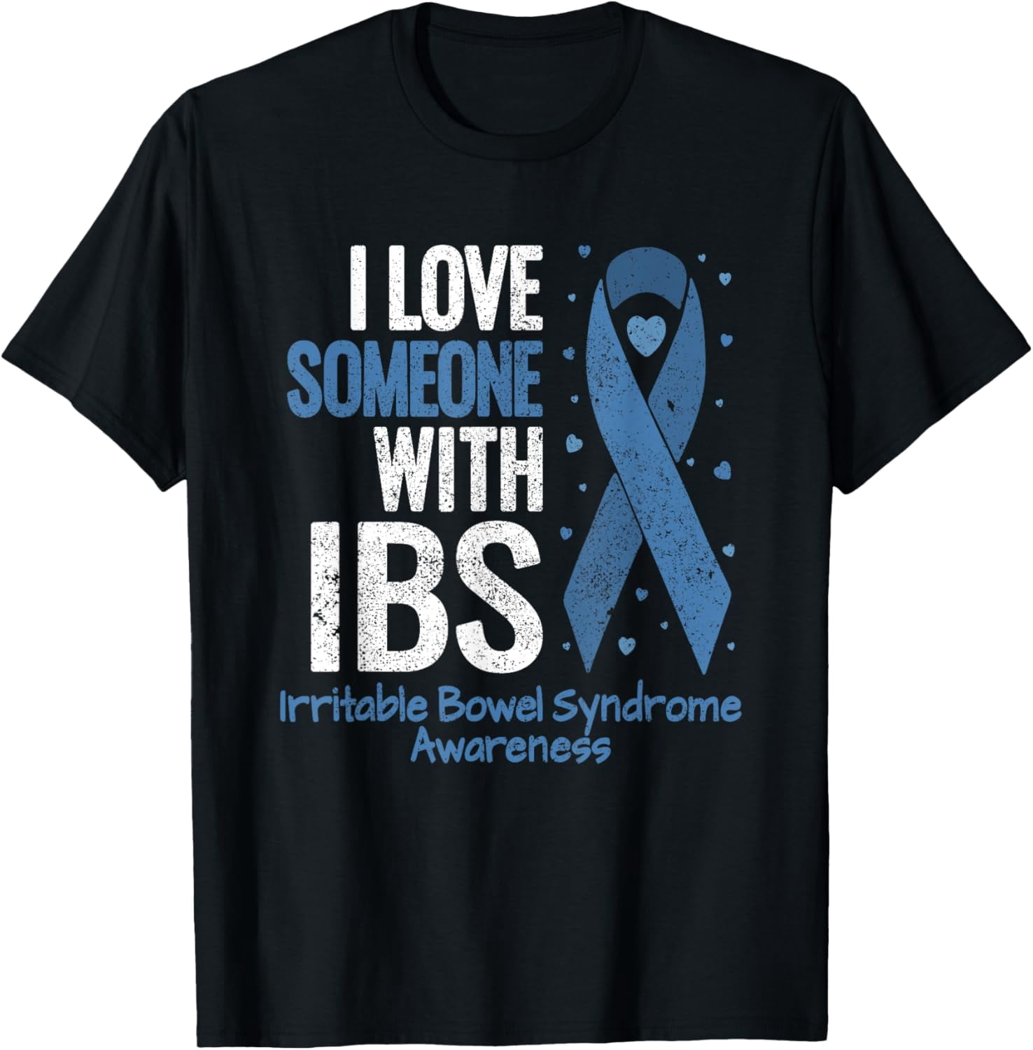 Irritable Bowel Syndrome Shirt I love Someone with IBS Retro T-Shirt ...