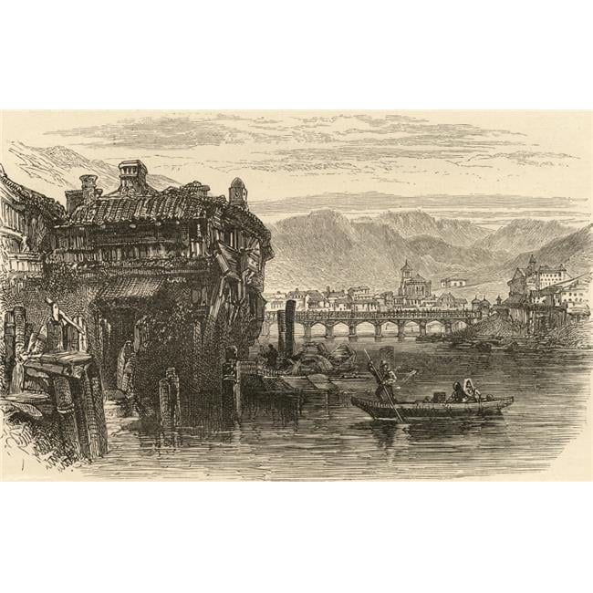 Irun Spain From The Book Spanish Pictures by The Rev Samuel Manning ...