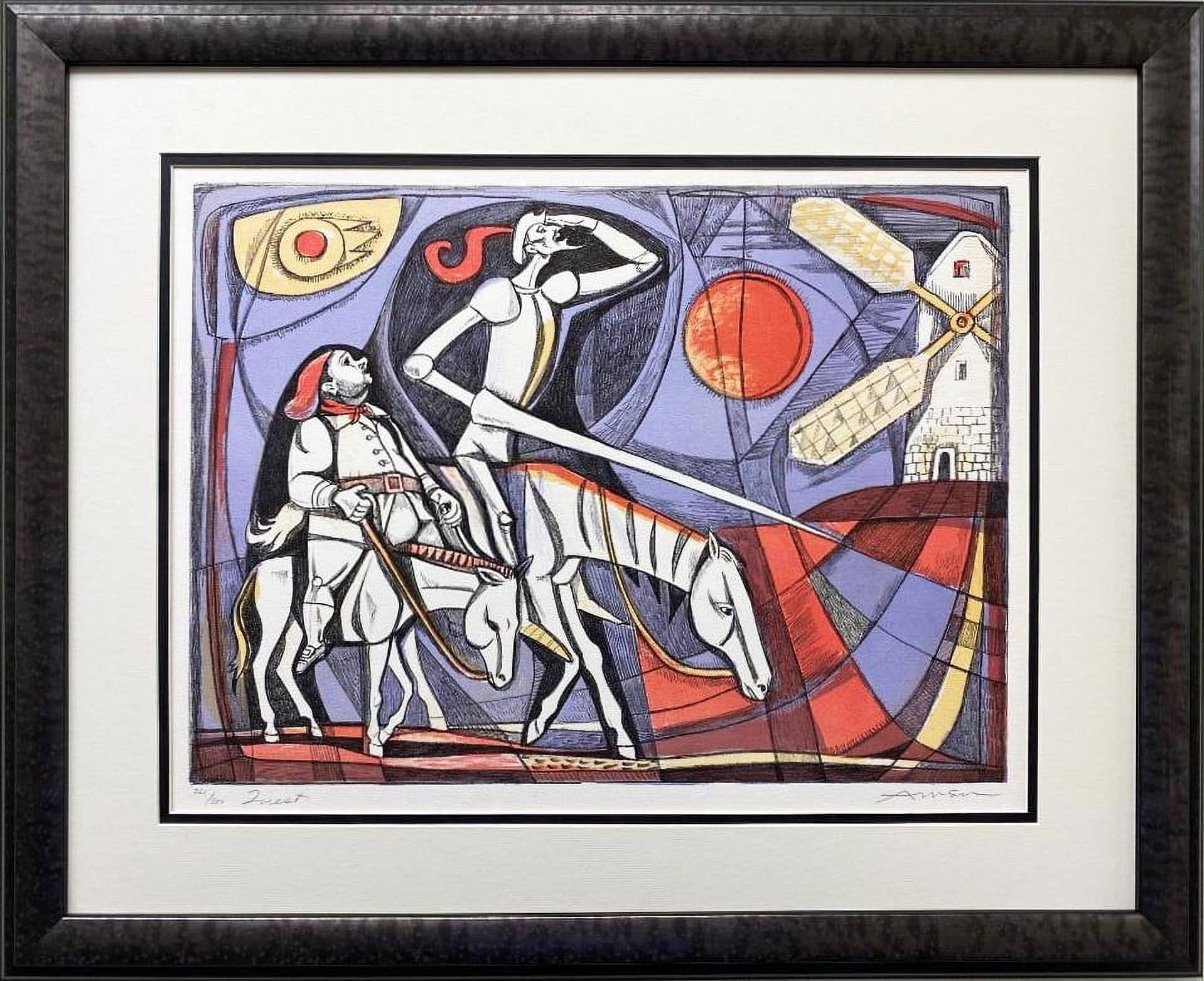 Irving Amen "Quest" FRAMED Hand Signed Limited Edition Litho Art ...