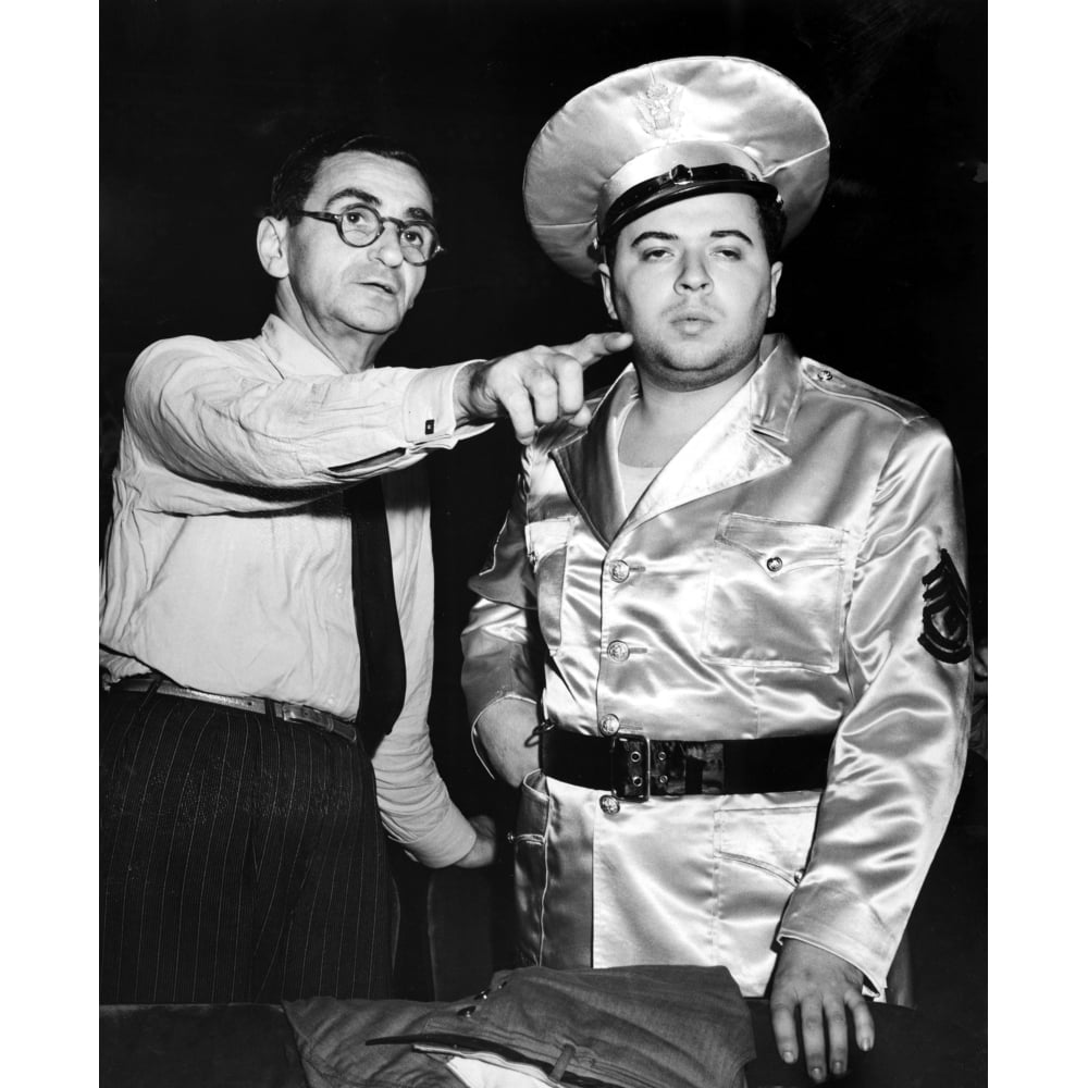 Irving Berlin And Staff Sergeant Ezra Stone Watch Broadway Performance ...