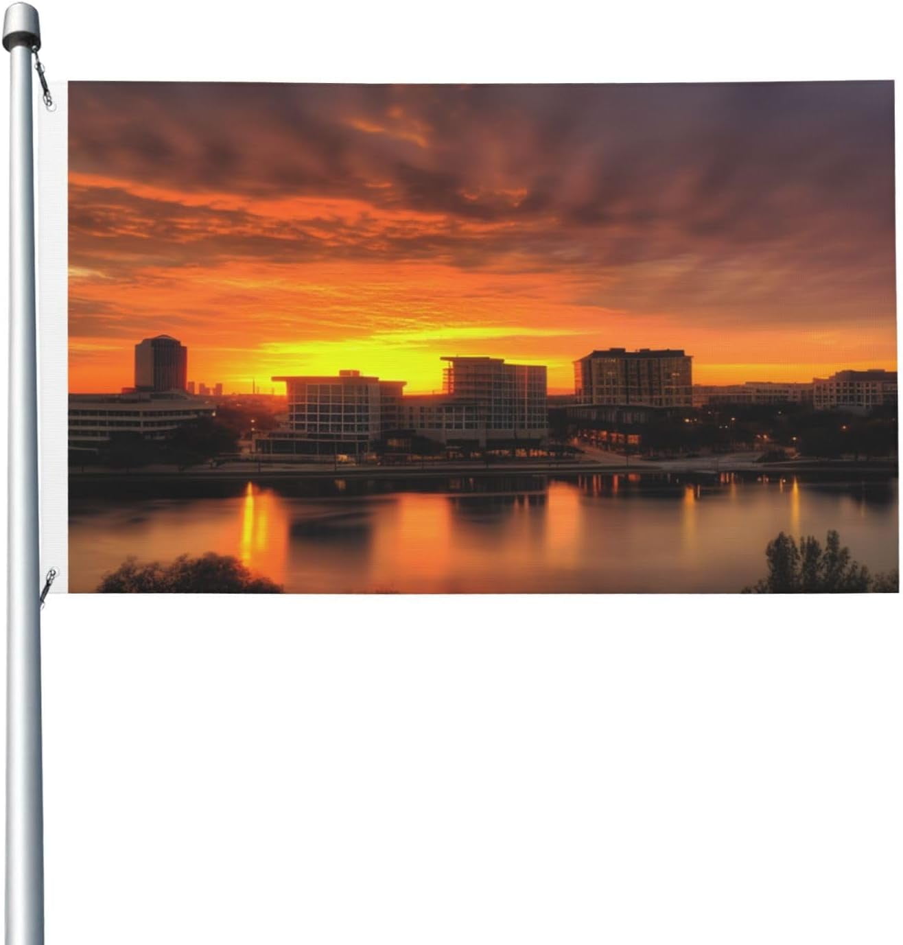 Irving Texas sunset Garden Flag Welcome Flags for Outside Holiday ...