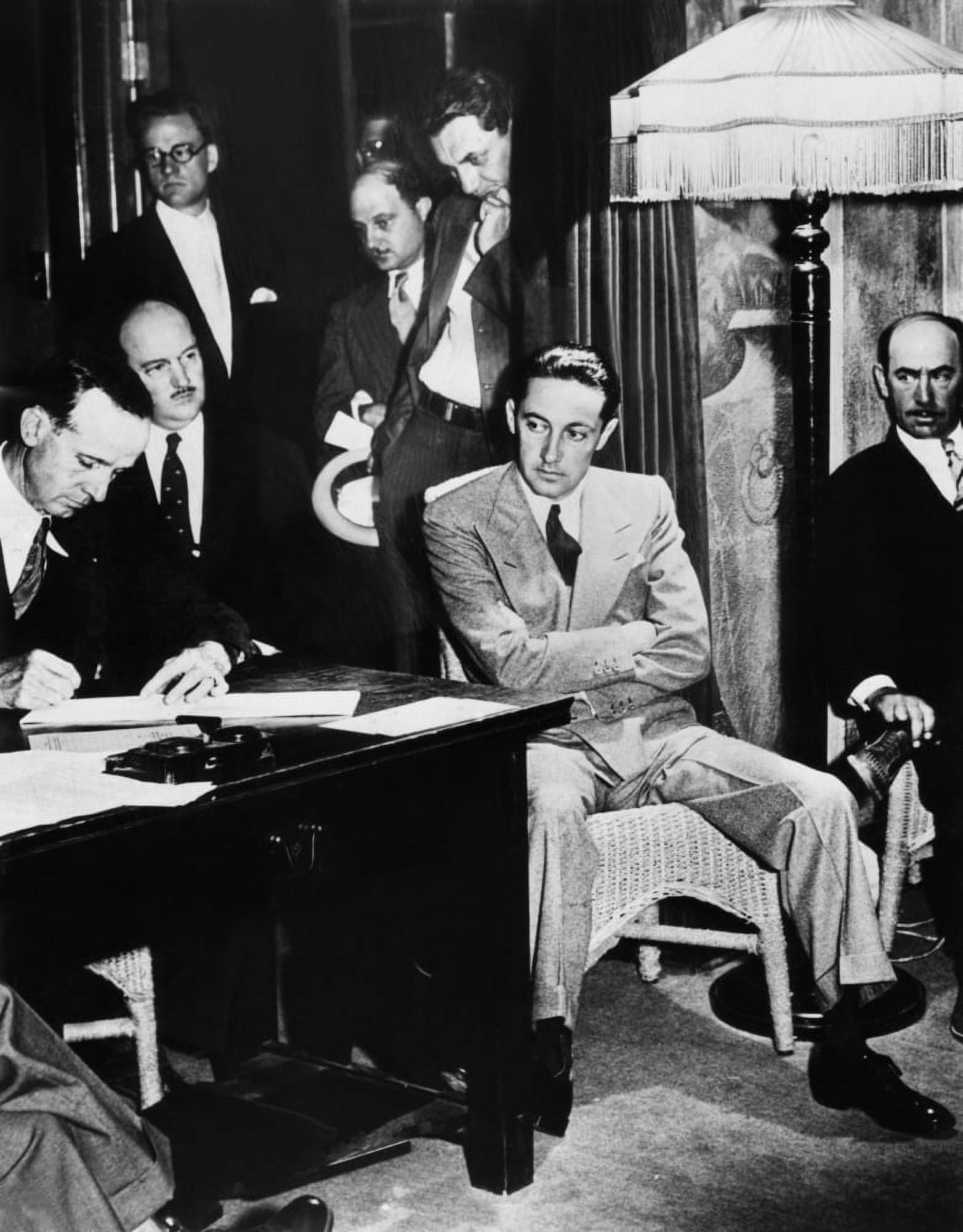 Irving Thalberg Testifying At The Inquest Into The Suicide Of Film ...