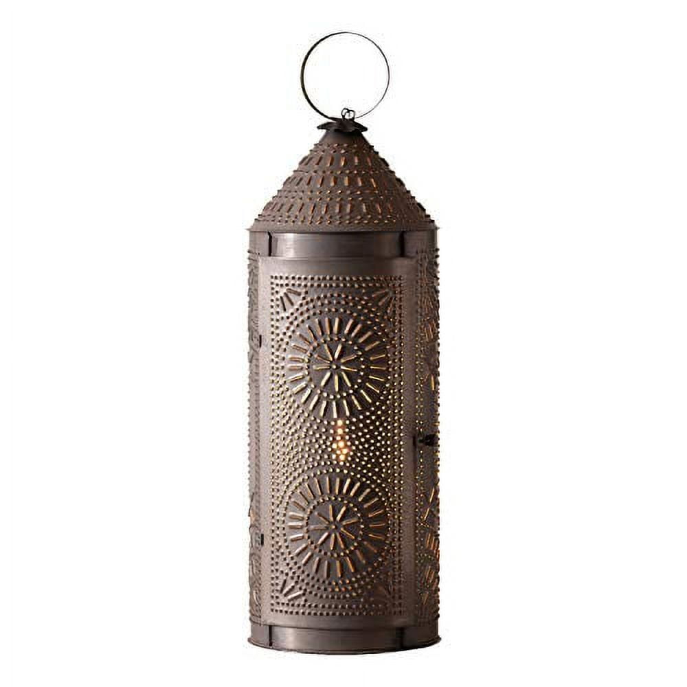 Irvins Country Tinware 22-inch Chimney Lantern in Kettle Black ...
