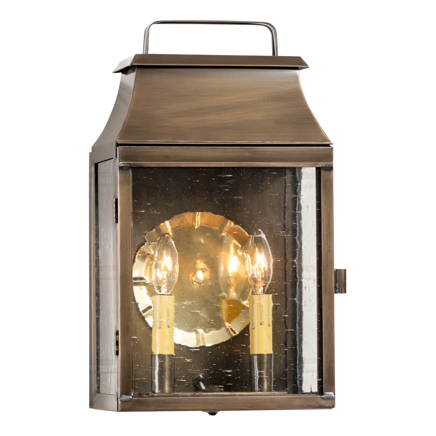 Irvins Country Tinware Valley Forge Outdoor Wall Light Aged Brass ...