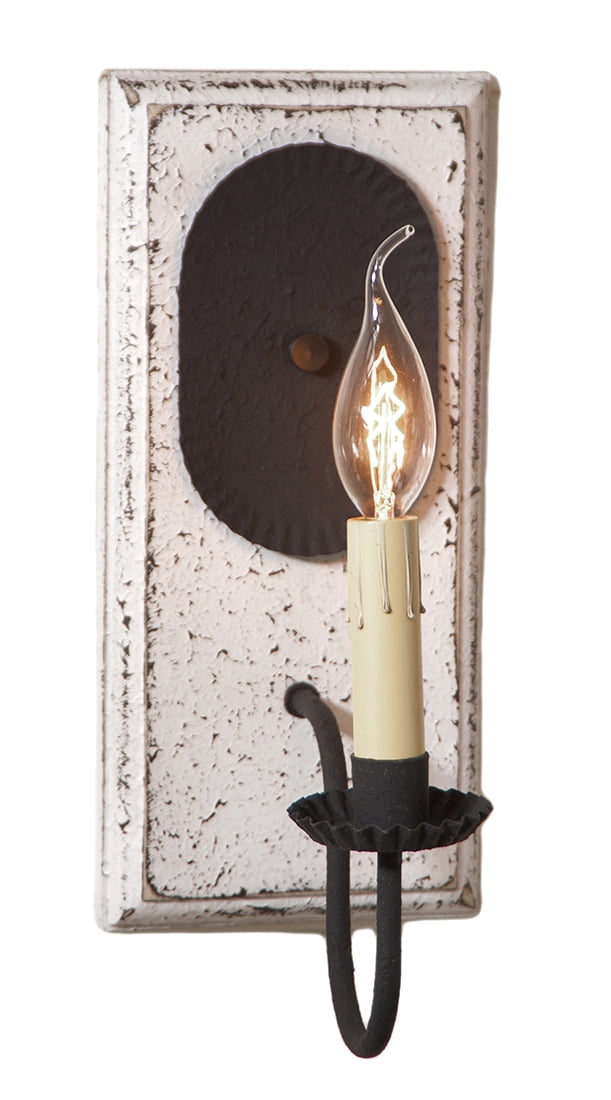 Irvins Country Tinware Wilcrest Sconce in Vintage White - Walmart.com