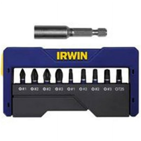 Irwin 10-Piece Insert Impact Screwdriver Bit Set - Walmart.com