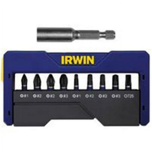 Irwin 10-Piece Insert Impact Screwdriver Bit Set - Walmart.com