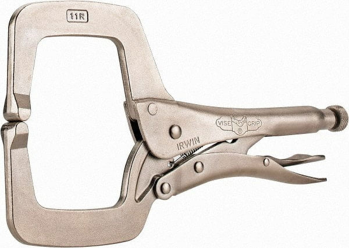 Irwin Vise Tool 11R 11" C-Clamp Locking Pliers, 3-3/8" Jaw Opening - Walmart.com