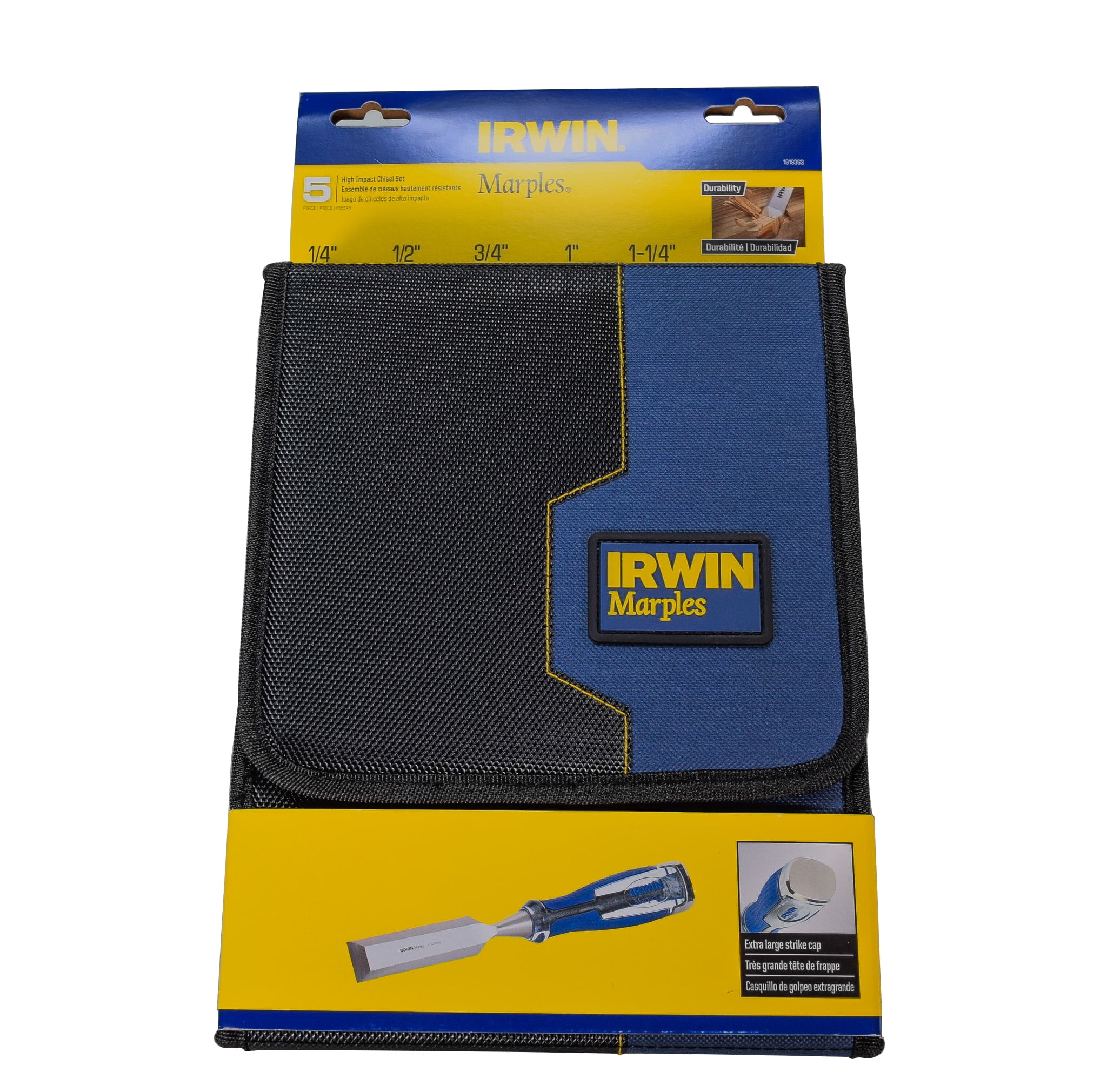 Irwin 1819363 High Impact Chisel 5 Piece Set - Walmart.com