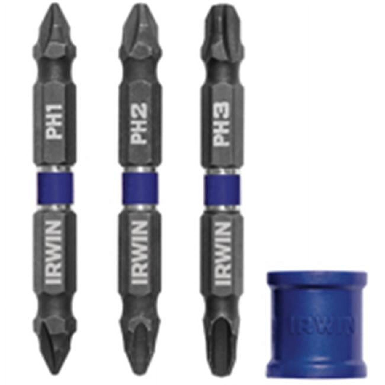 Irwin 1903513 Impact Double End Bit Set, 4 Pieces - Walmart.com