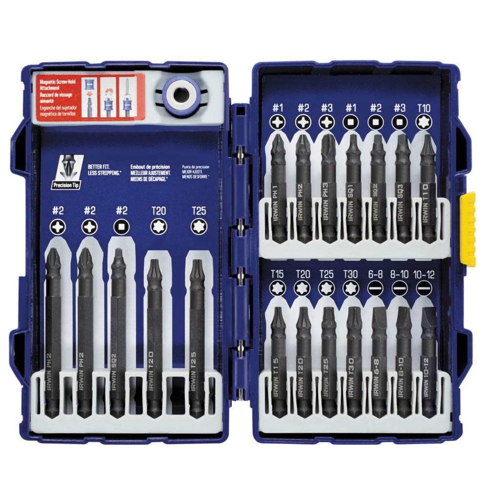 Irwin Impact Driver Bit 20Pc Set - Walmart.com