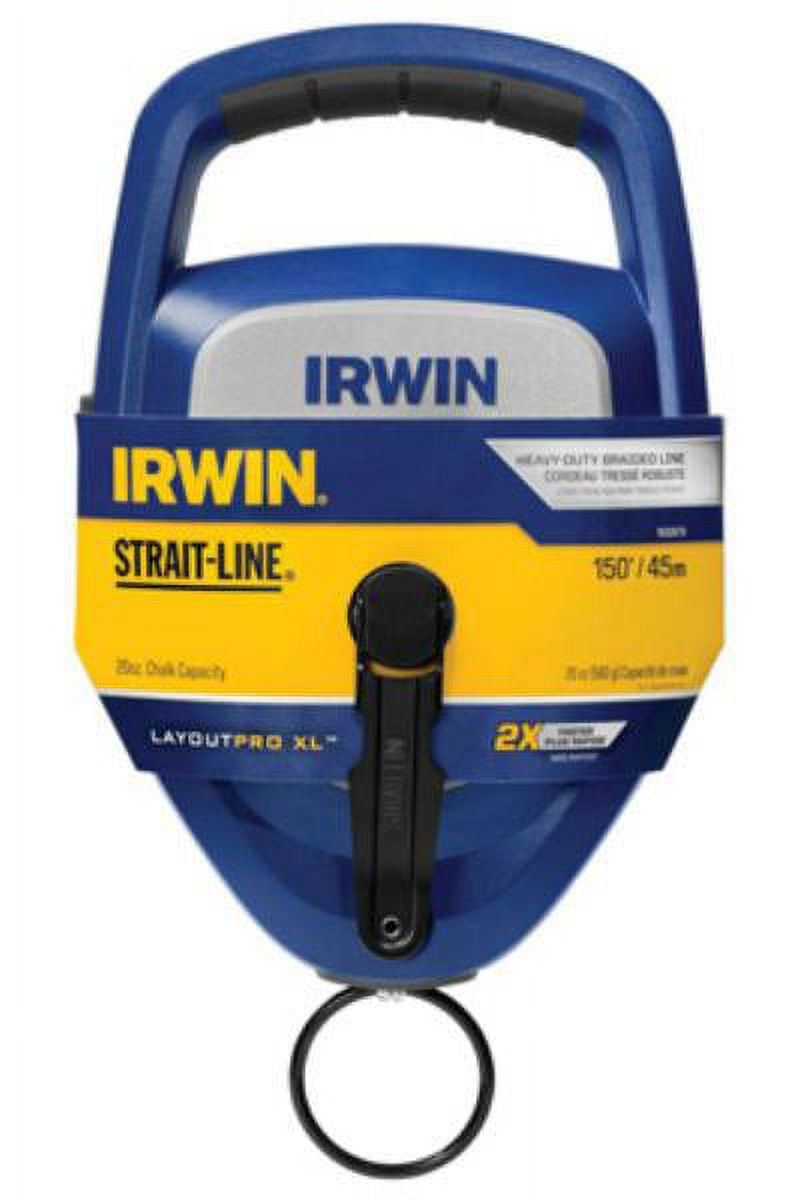 Irwin 1932879 Strait-Line LayoutPro XL Chalk Reel, 150', Each - Walmart.com